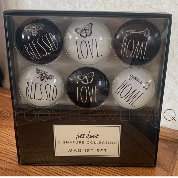 Rae Dunn | Office | Rae Dunn 6 Piece Glass Dome Magnet Set | Poshmark